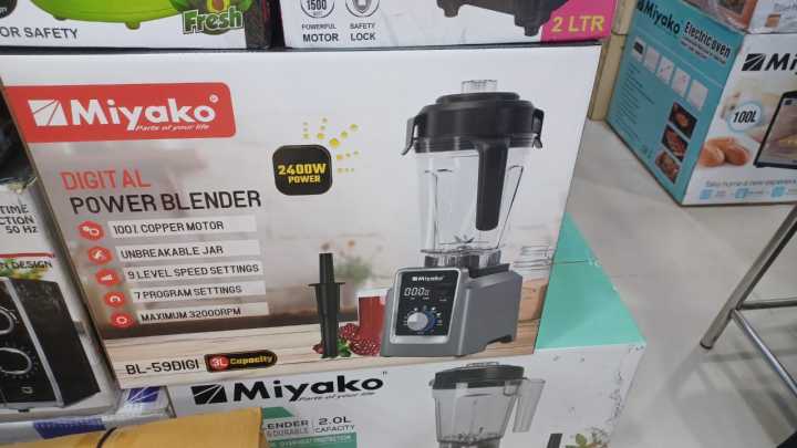 3 Liter Miyako Digital Power Blender BL-59DIGI 2400WATT | Daraz.com.bd