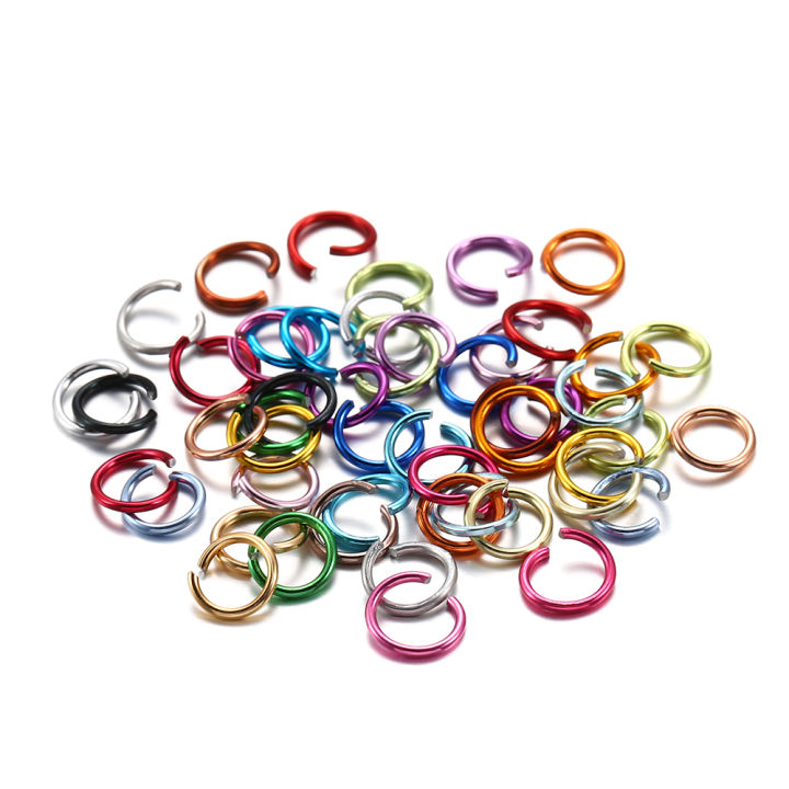 300Pcs/Lot 6/8/10mm Colorful Open Jump Rings Split Jump Ring Connectors ...