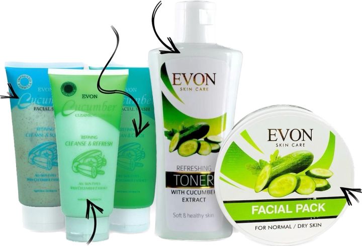 Evon facial full pack cucumber | Daraz.lk