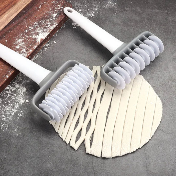 Multi-Pattern Pizza Cutter Wheel and Pastry Dough Roller,Creative Pasta ...