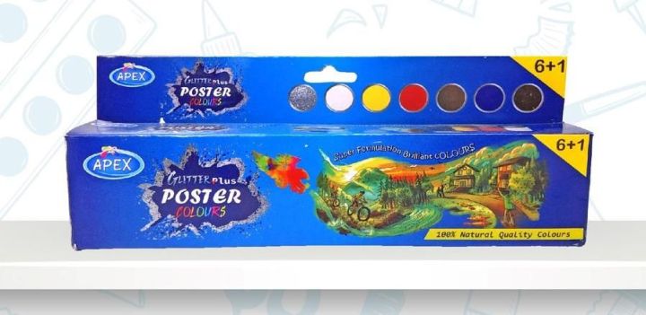 6+1 New Poster Color Set For Art | Daraz.pk