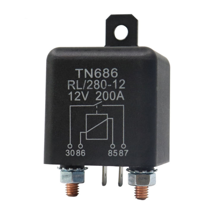 High Current Relay Starting relay 200A 100A 12V/24V Power Automotive ...