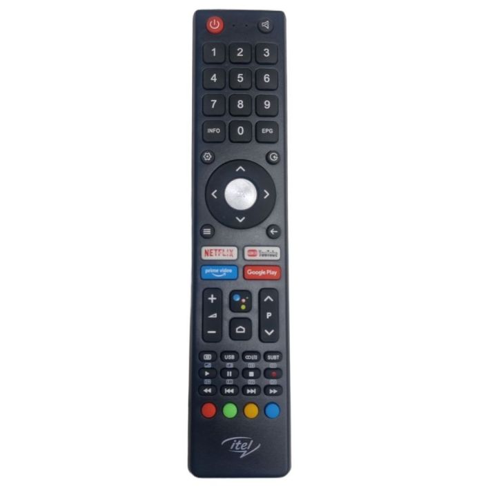 Tv Remote Control For itel Android Led Tv without Voice. | Daraz.com.bd