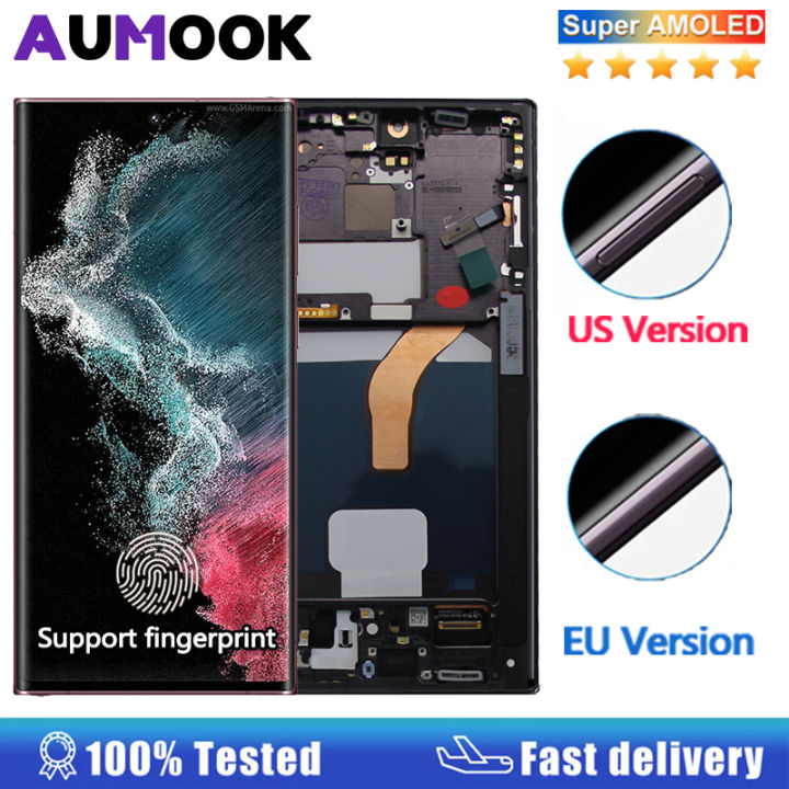 NEW AMOLED Display For Samsung Galaxy S22 Ultra 5G LCD Display Touch ...