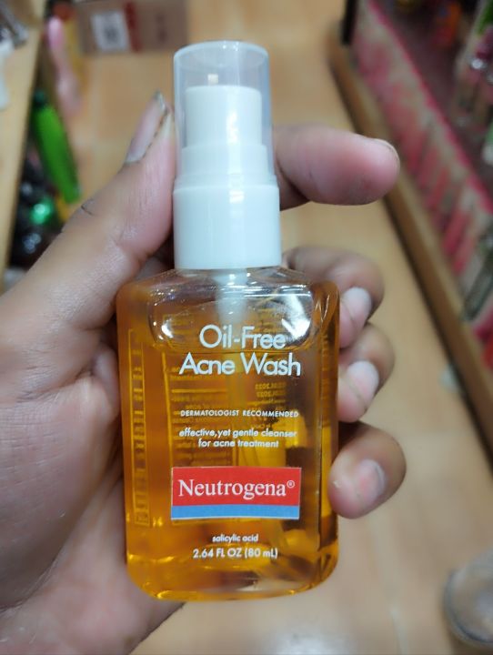 Neutrogena Oil Free Acne Wash80ml | Daraz.com.bd