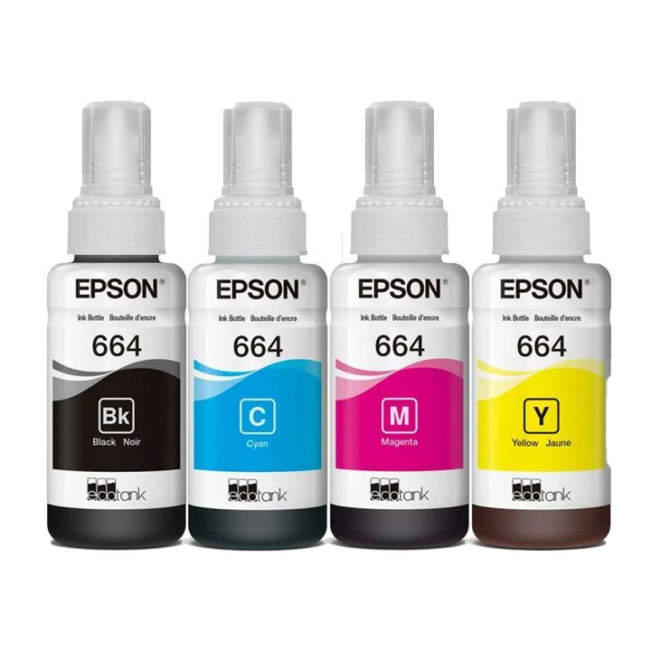 Epson 664 ink (4 colour) For L130 L220 L380 L565 L1300 printer ink ...