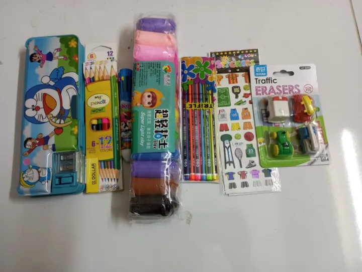 Stationery Deal for Kids (Combo of 7 items) | Daraz.pk