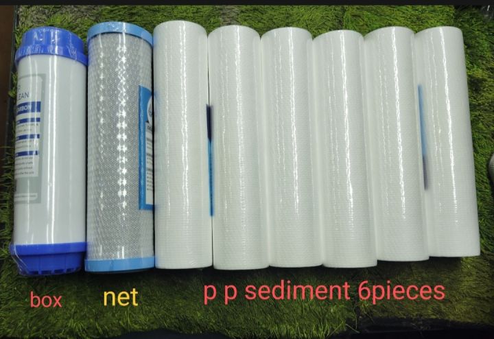 R o filter sediment box carbon, net carbon, udf, cto, water filter set ...