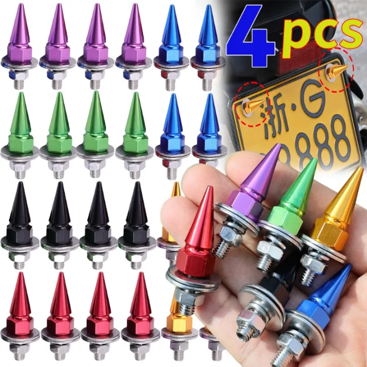 M6 Threaded Tips Screw Car Modified Fasteners Fender Washer Bumper ...