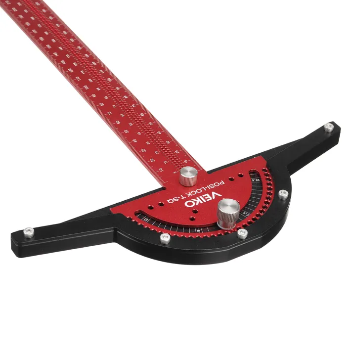 VEIKO 300mm Angle Positioning T Square Position Lock Ruler Aluminum ...