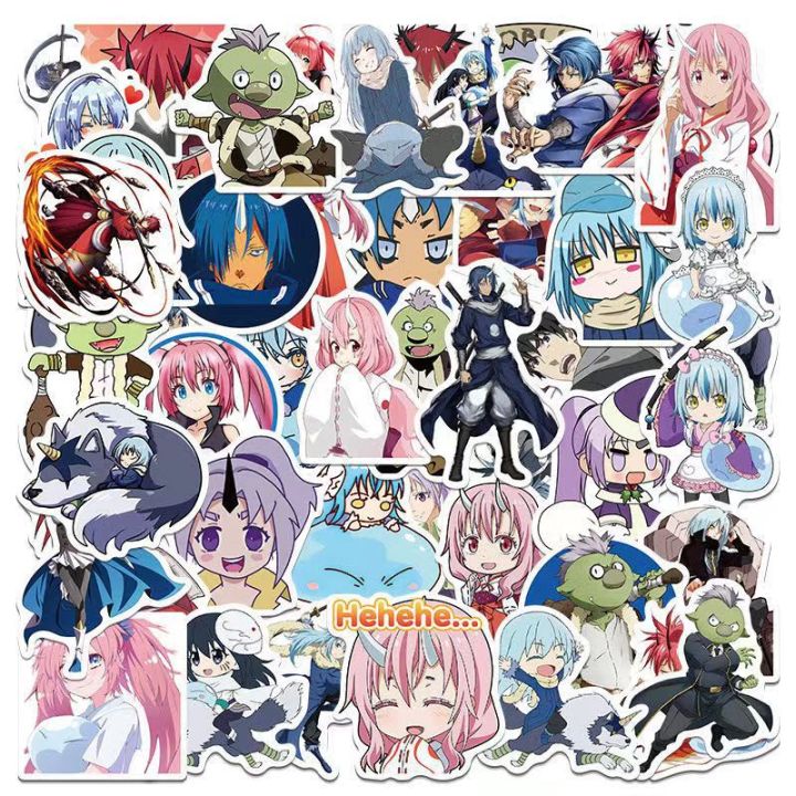 50Pcs Rimuru Tempest That Time I Got Reincarnated As a Slime Stickers ...