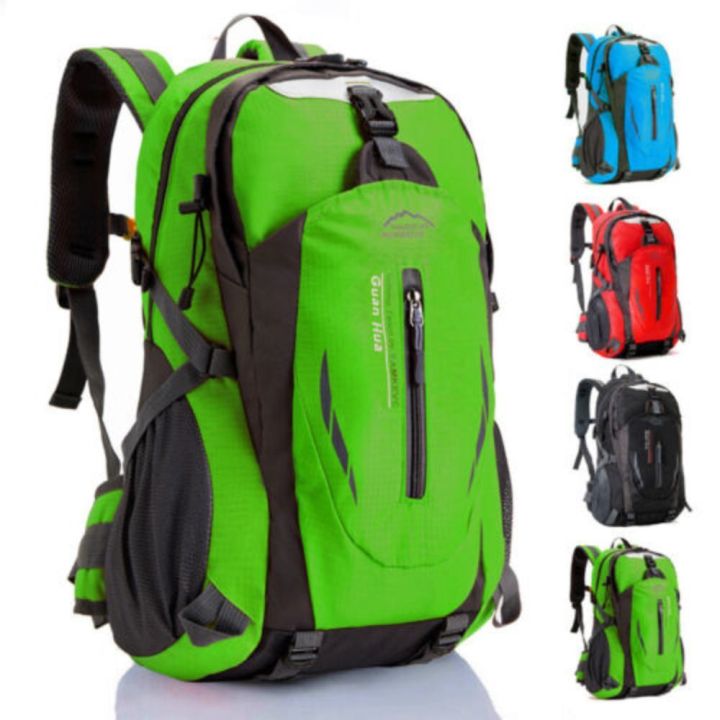 NEW Durable Camping Backpack 40L Large Capacity Travel Rucksack Nylon ...