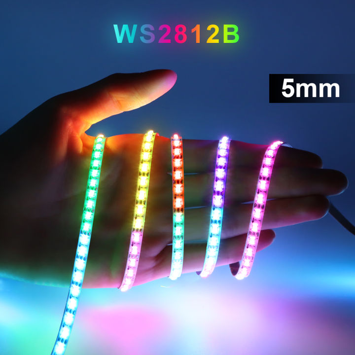 DC5V WS2812B RGBIC Smart Pixels LED Strip Lights Individually ...