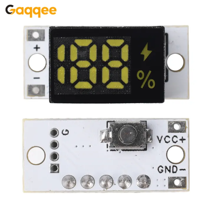 New Battery Indicator Module 1S 2S 3S 4S Series Battery Gauge Lithium ...