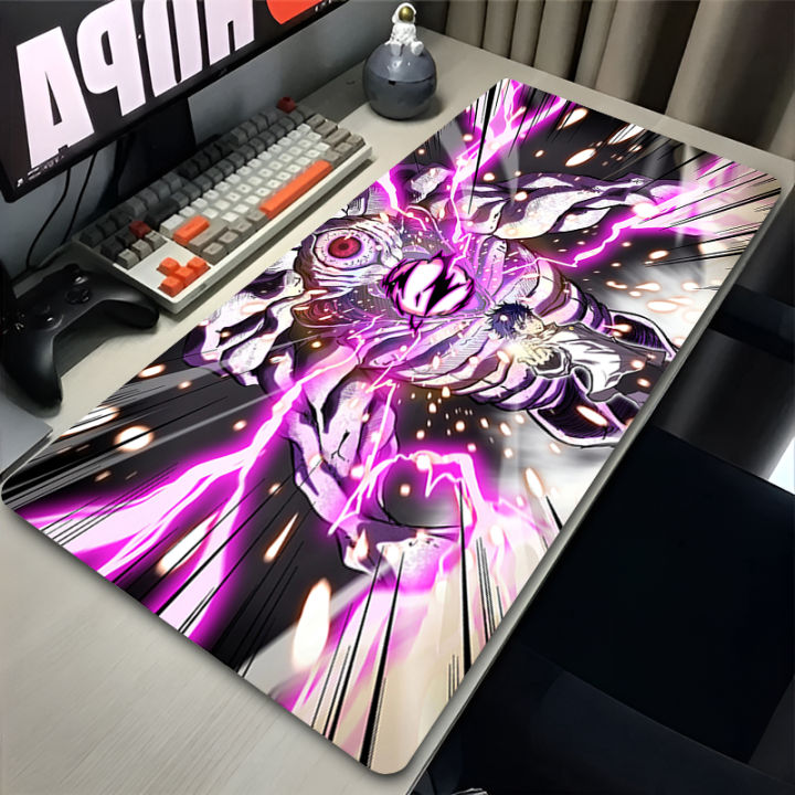 HD Anime Purple Mouse Pad XXL Yuta Okkotsu Gaming Keyboard Rug Laptop ...