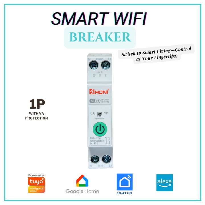 Smart Wifi Breaker 40A | Tuya Smart Wifi Breakers In Pakistan | Daraz.pk