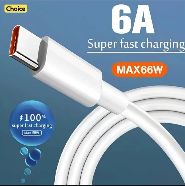 Original Super Vooc 6.5A 65W USB Type C Fast Charge Cable for OPPO ...