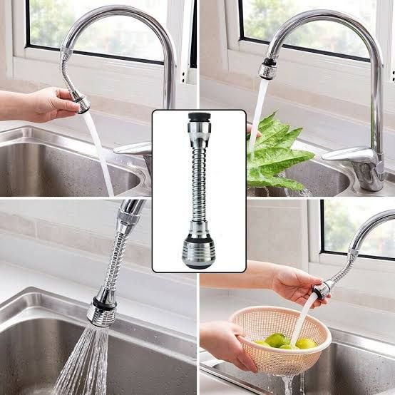 Universal Turbo Flex splash 360 degree swivel tap water filter nozzle ...