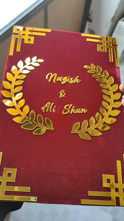 Customizable Wedding Nikah Book Elegant Nikah Documentation Book ...