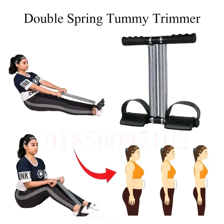 Double Spring Tummy Trimmer | Daraz.com.bd