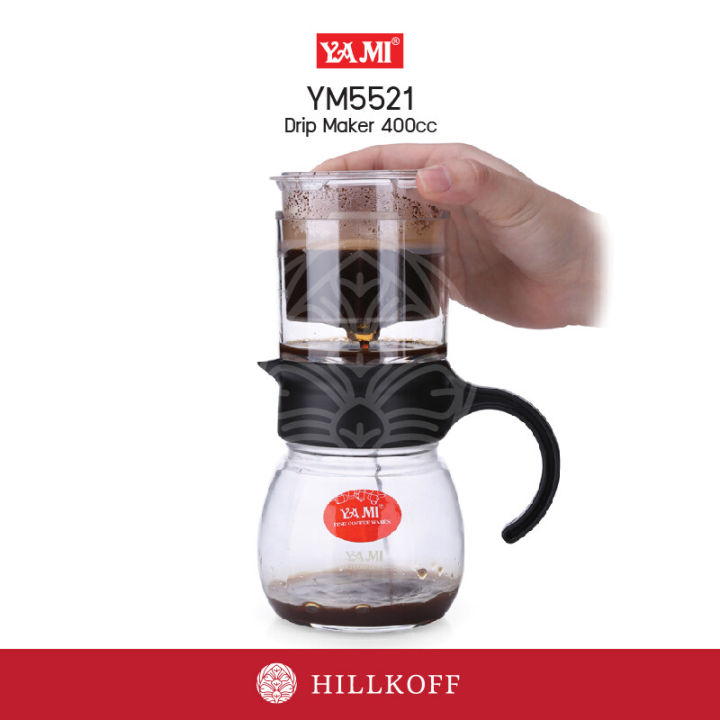 Hillkoff: Yami ym5521 filter drip coffee set 400 ml. | Shop.com.mm
