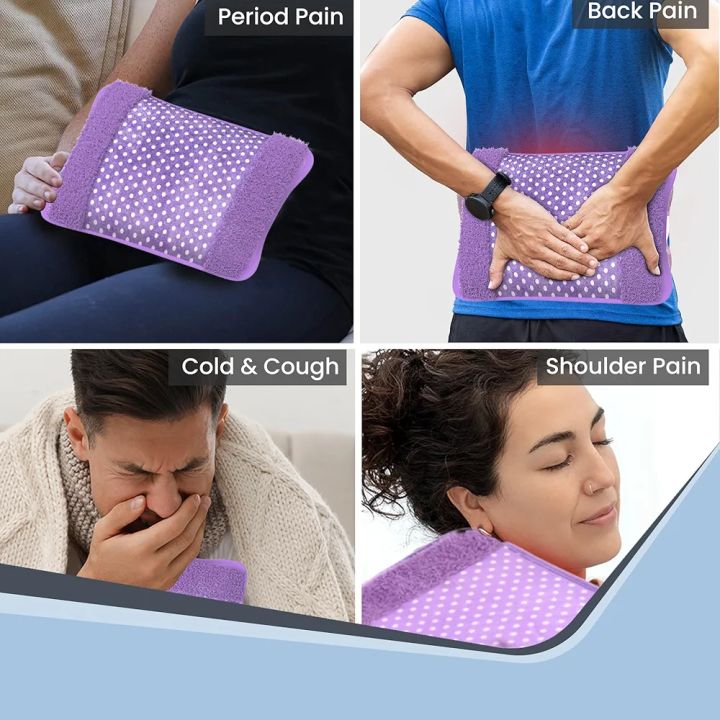 AGARO Hot Water Bag HB361, Heating Bag for Pain Relief & Muscle ...