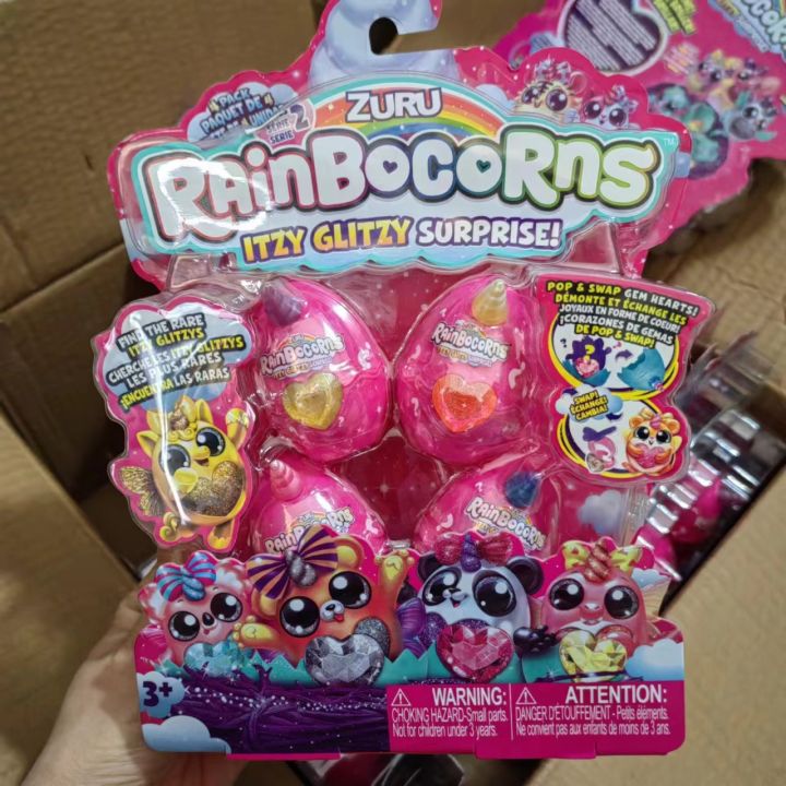 Genuine ZURU Blind Box Rainbow Magic Egg Mini Unicorn Plush Surprise ...