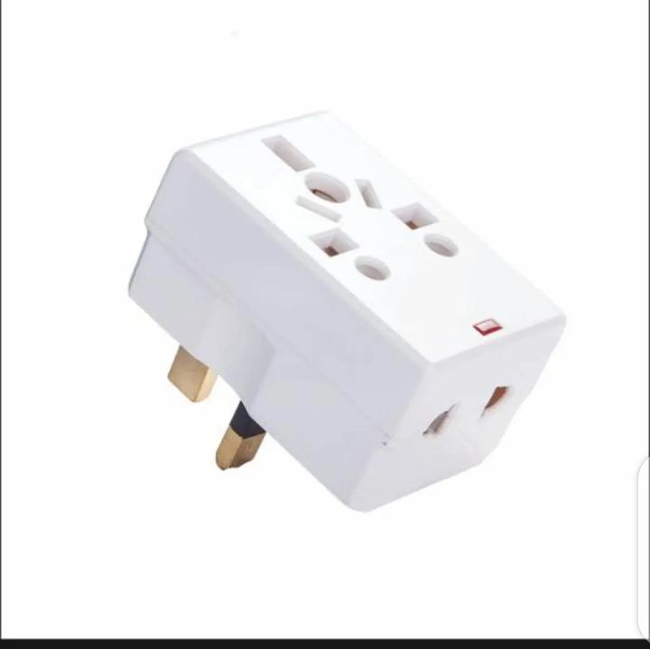 3 pin multiplug with fuse and 3 socket 13 amp 250v | Daraz.pk