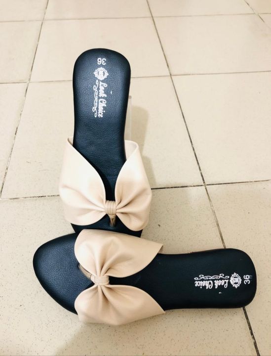 Ladies Casual Use Butterfly Design flat Sandal | Daraz.com.bd