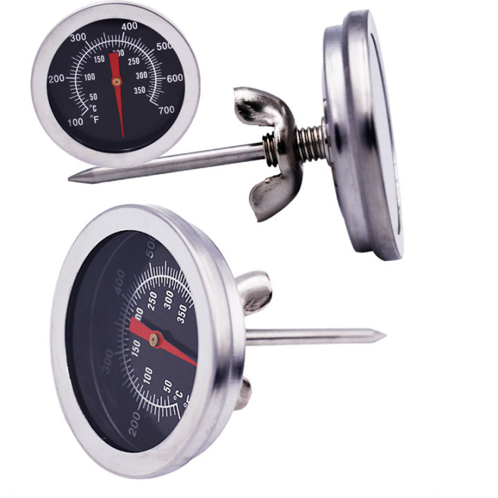 Stainless Steel Oven Thermometer 52mm 700 Degree BBQ Smoker Grill ...