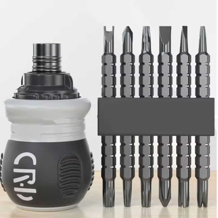 Mini Ratchet Precision Screwdriver Magnetic 13 In 1 Telescopic Labor ...