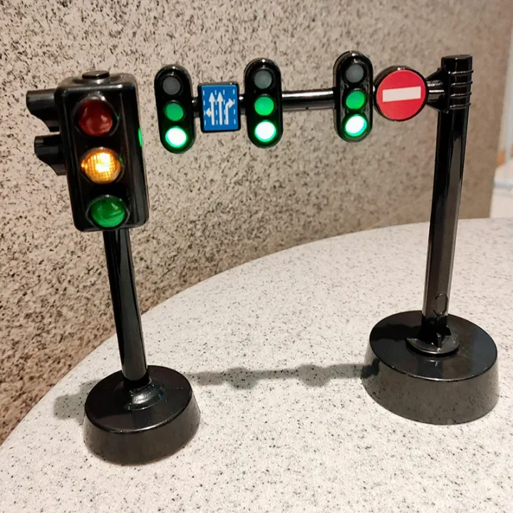Safety Dducation Traffic Light Toy Lamp Block Brick City Street View ...