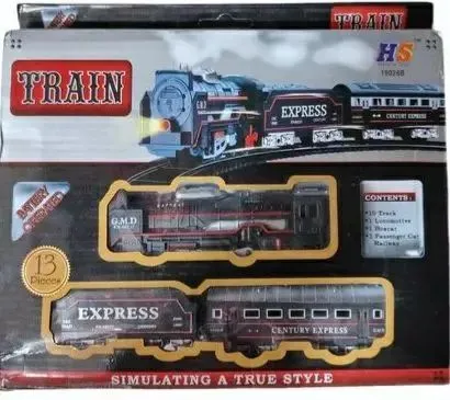 Amazing Musical Classic Toy Train Track Set for Kids. | with 13 PCS. of ...