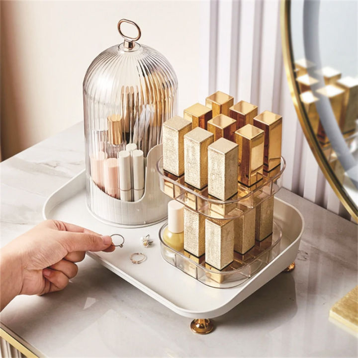 Rotating Cosmetic & Lipstick Organizer | Daraz.pk