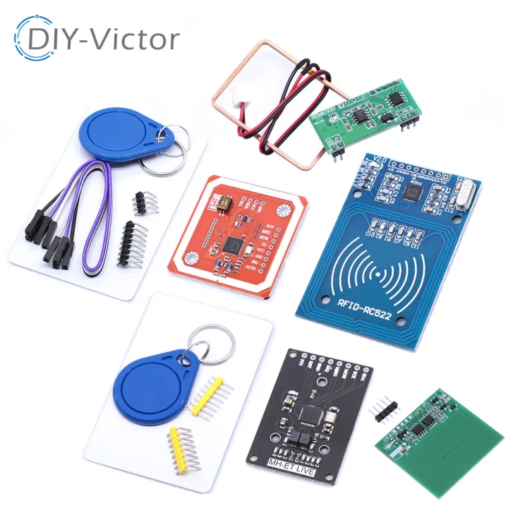 RFID module PN532 RC522 MFRC-522 RDM6300 Kits NFC S50 13.56 Mhz 125Khz ...