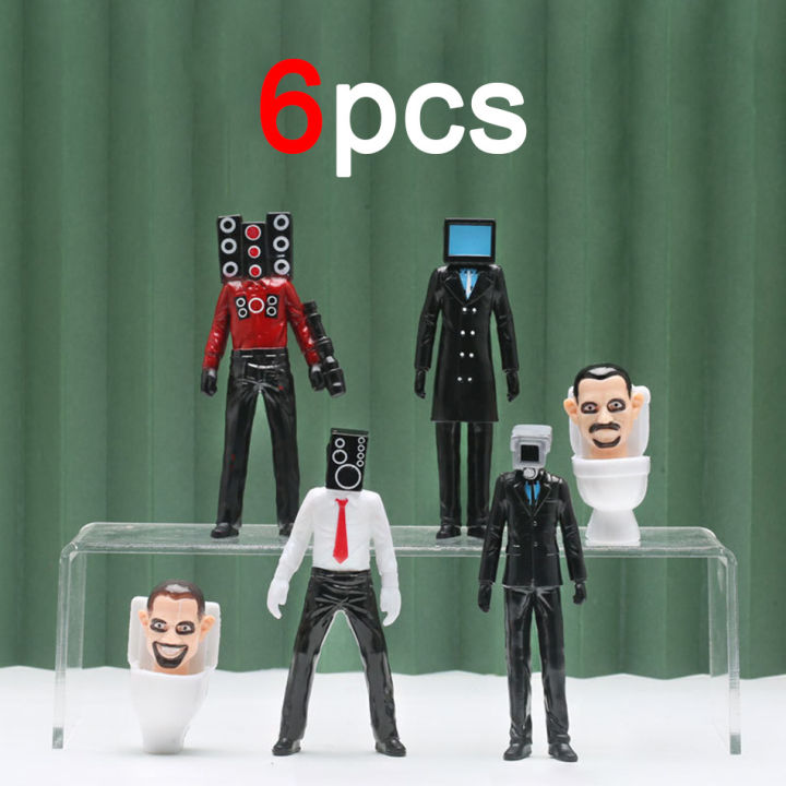 Skibidi Toilet Man Camera Man Figure TV Man Speaker Man Model Cameraman ...