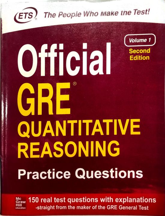 OFFICIAL GRE QUANTITATIVE REASONING BY ETS - VOLUME 2 | Daraz.com.bd