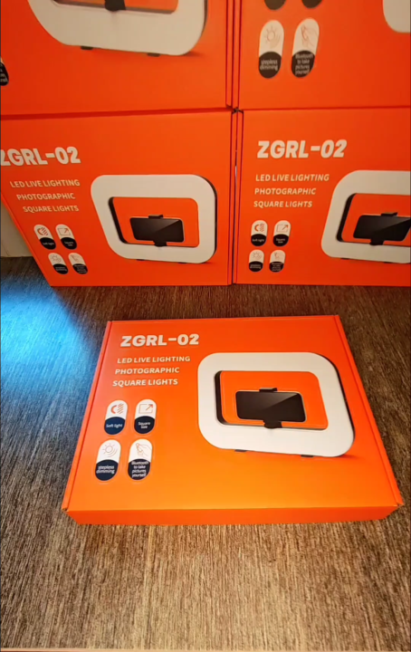 ZGRL-02 Rechargeable 12” LED Ring Light | 8000mAh Battery | Wireless ...