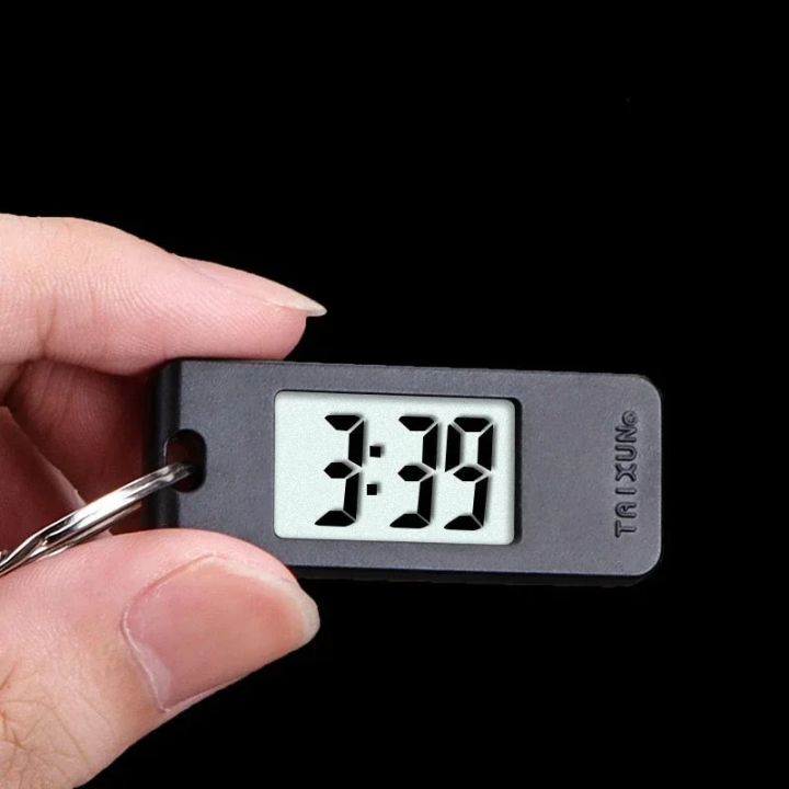 Electronic Clock Keychain Mini Electronic Neutral Student Elliptical ...