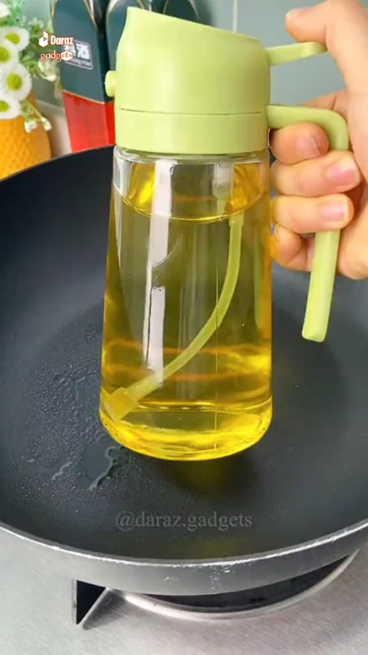 ENDOXI - 2 in 1 Oil Bottle – Oil Spray Bottle & Oil Dispenser ...