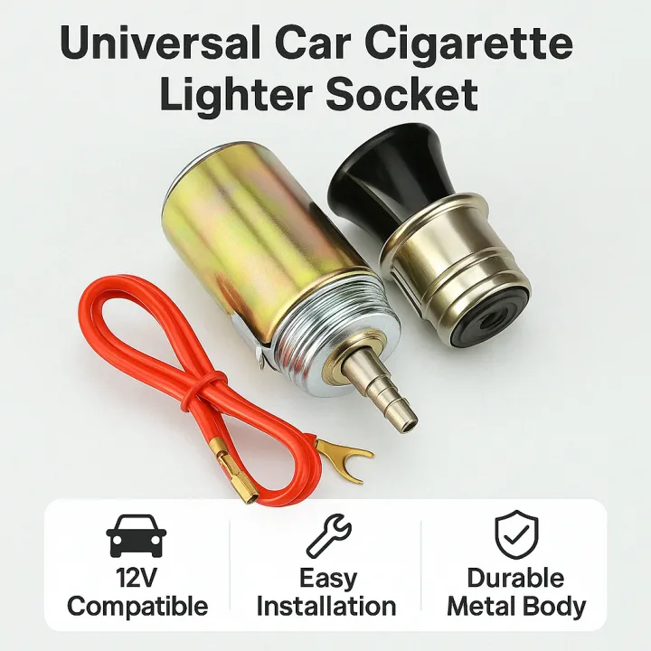 Universal Type Car cigarette Lighter-(12v Can be used both in ...