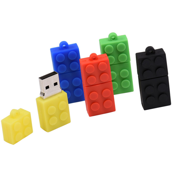 Toy Brick Flash Drive USB Flash Drive 64GB Silica gel Building Block ...