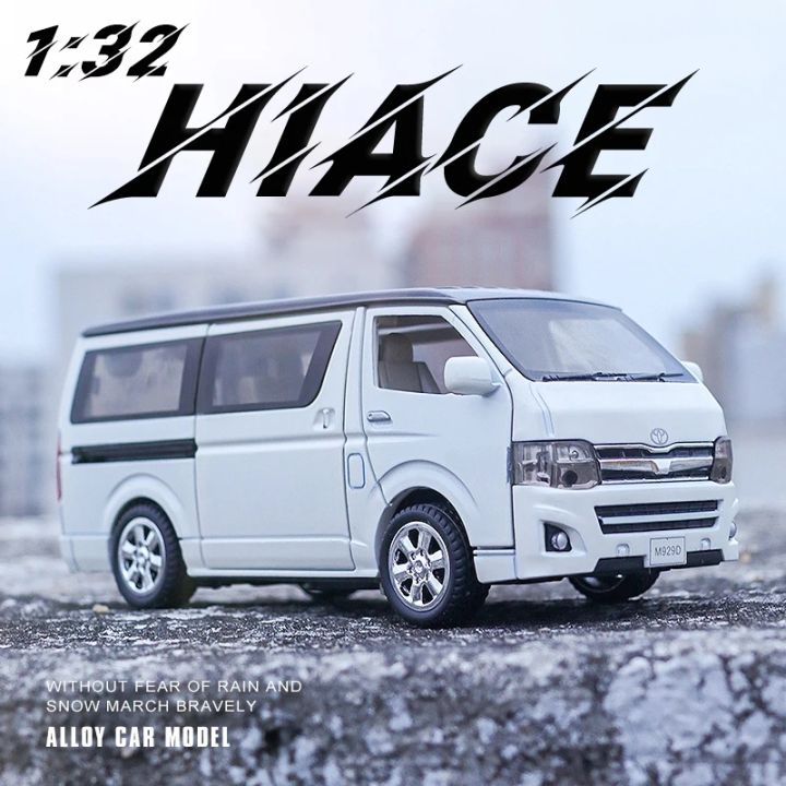 1/32 Scale Hiace MPV Zinc Alloy Car Model Toys Diecast Van Simulated ...