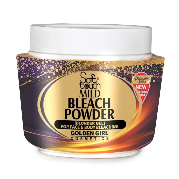 Soft Touch Mild Bleach Powder – Face & Body Whitening Blonder Gel with ...