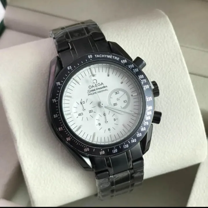 Luxury Branded black edition stainless steel quartz men’s watch casual ...