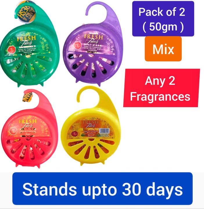 Fresh Touch Hanger Air Freshner 50 gm - Mix - ( Pack of 2 ) | Daraz.pk