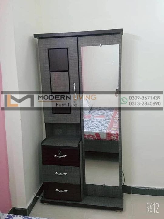 Modern dressing table 3 drawers full mirror Customized | Daraz.pk