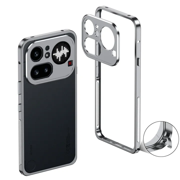 Case For Nothing Phone 3 3a Pro Life 4a 4a Pro Luxury Metal Bezel Ultra ...