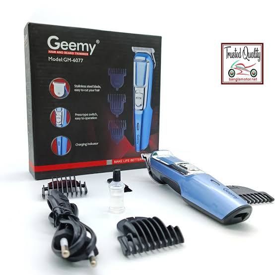 GEEMI GM: 6077 Pro Rechargeable Hair Trimmer and Clipper made with ...