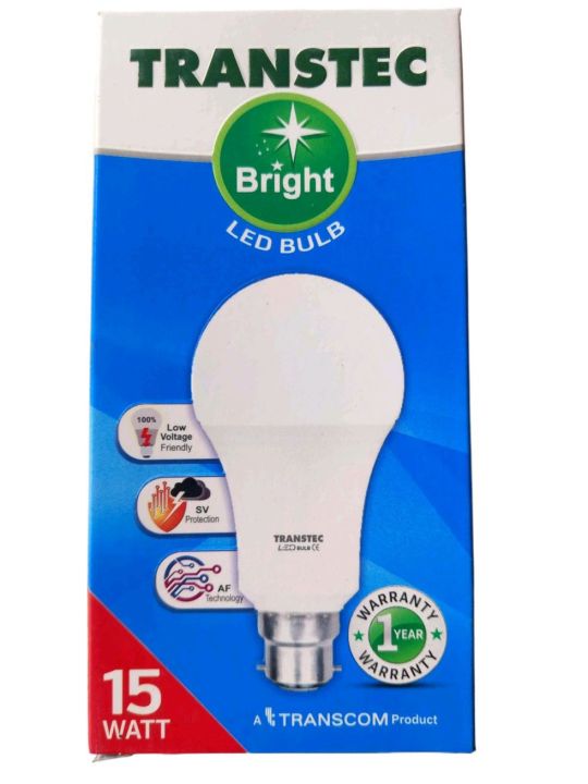 15 WATT TRANSTEC LED BULB /AC LED LIGHT | Daraz.com.bd